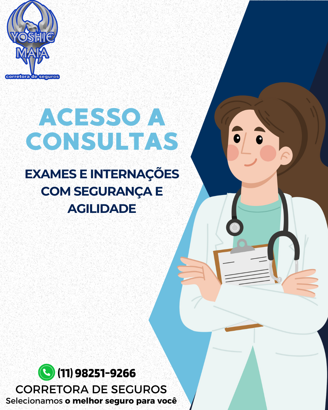 Sua Saúde Merece Segurança, Agilidade e Cuidado | Yoshie Maia Seguros